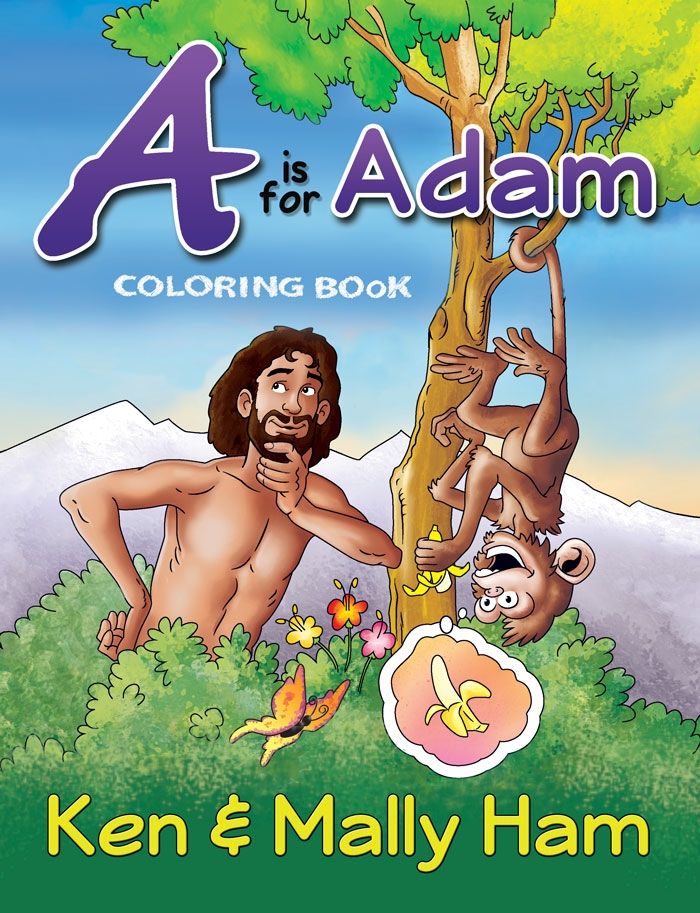 adam coloring pages for kids