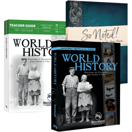 World History Set - History - Grade 11 - Grade 12 - Homeschool Curriculum
